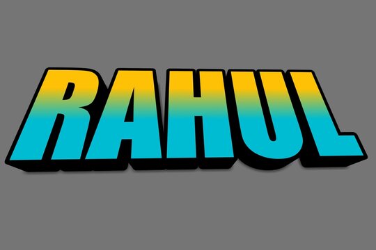 Rahul Name Logo Hd