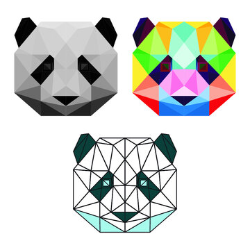 Panda Polygon Bilder – Durchsuchen 598 Archivfotos, Vektorgrafiken und ...