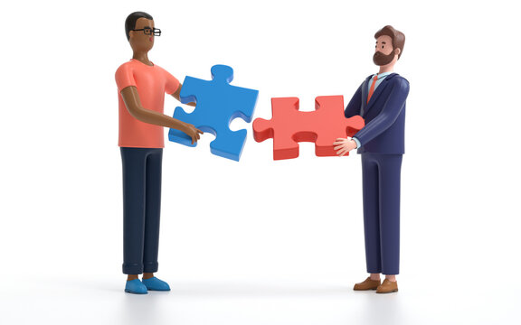 Two People Connect Cartoon Images – Browse 814 Stock Photos, Vectors ...