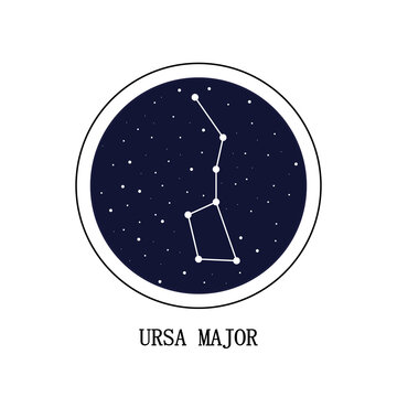 Ursa Major Constellation Drawing