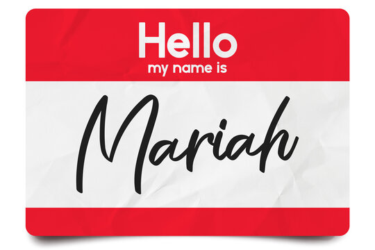 Mariah Name Drawing