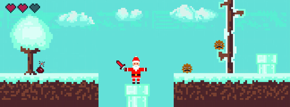 8 Bit Santa Images – Browse 1,261 Stock Photos, Vectors, and Video ...