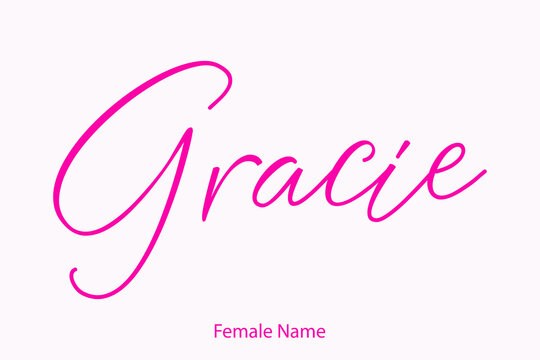 Artwork With The Name Gracie