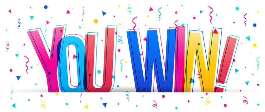 Congratulations You Won Images – Browse 1,341 Stock Photos, Vectors ...
