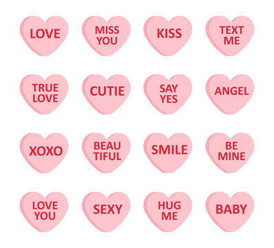 Valentines Day Heart Candy Sayings
