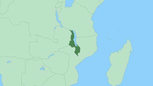Map Of Africa Malawi