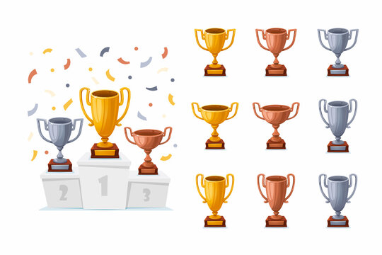 Bronze Trophy Clipart