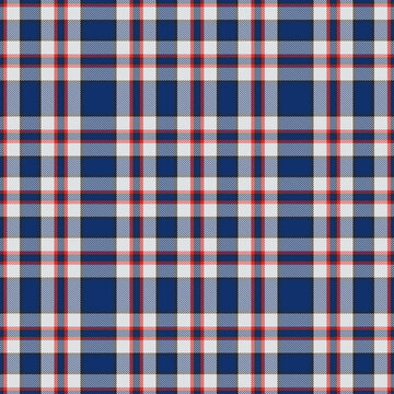 Red And Blue Plaid Pattern