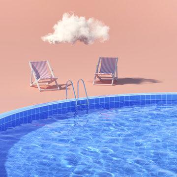 Pool Chair Top View Images – Browse 1,918 Stock Photos, Vectors, and ...