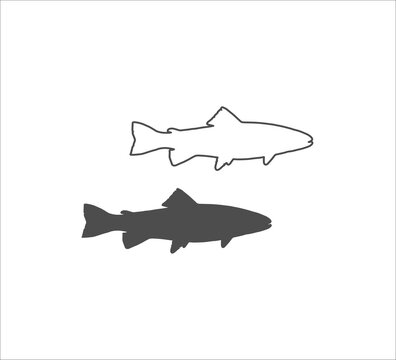 Trout Fish Template