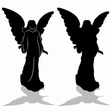 Angel Silhouette Images – Browse 81,633 Stock Photos, Vectors, and ...
