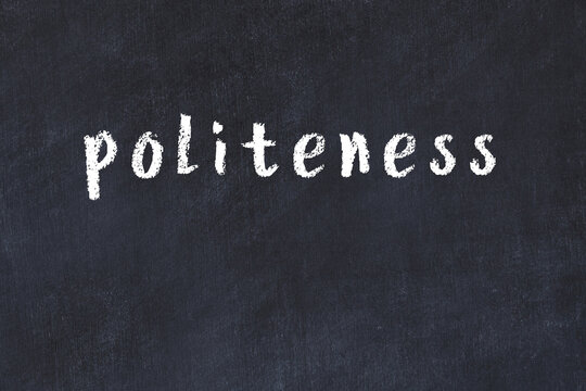 Politeness Wallpaper