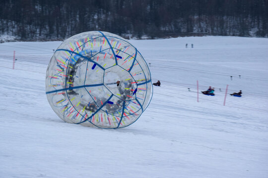 Zorbing Snow