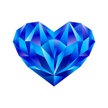 Diamond Heart Drawing