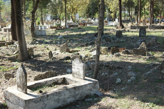 Muslim Graveyard Inside