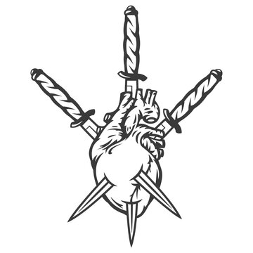 Dagger Heart Images – Browse 5,937 Stock Photos, Vectors, and Video ...