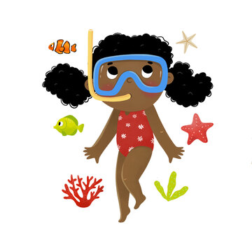 Cartoon Kid Wearing Mask Images – Browse 7,055 Stock Photos, Vectors ...