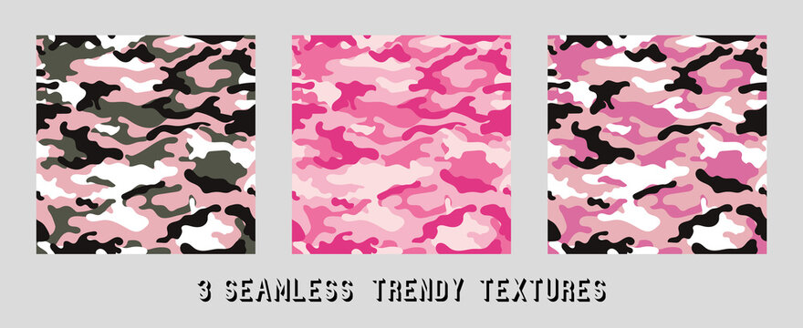Pink Digital Camo Pattern