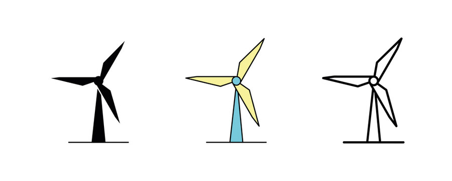Animated Wind Turbine Cartoon