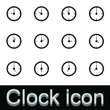 Clock Icon 16x16