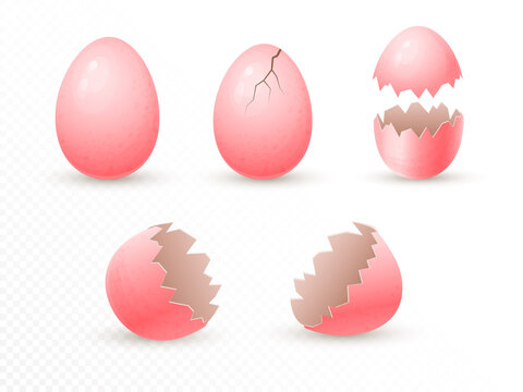 Cracked Easter Egg Clip Art