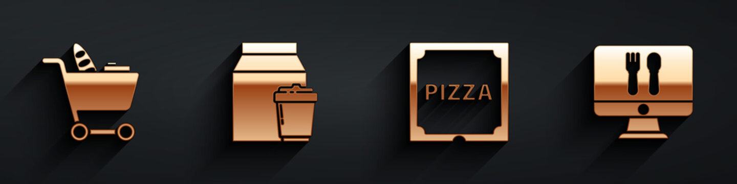 Pizza Golden Icons Images – Browse 1,318 Stock Photos, Vectors, and ...