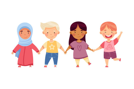 Multicultural Children Holding Hands Images – Browse 1,373 Stock Photos ...