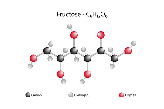 Fructose Structure 3d