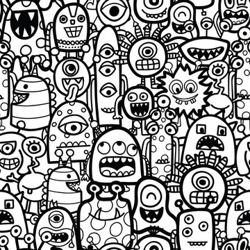 "Monster Pattern" Images – Browse 346 Stock Photos, Vectors, and Video ...