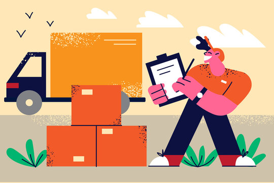 Delivery Driver Cartoon Images – Browse 11,771 Stock Photos, Vectors ...