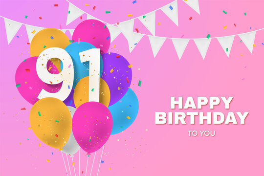 91 Birthday"」の写真素材 | 190件の無料イラスト画像 | Adobe Stock