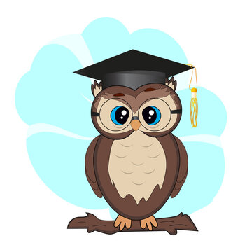Owl Graduation Clipart