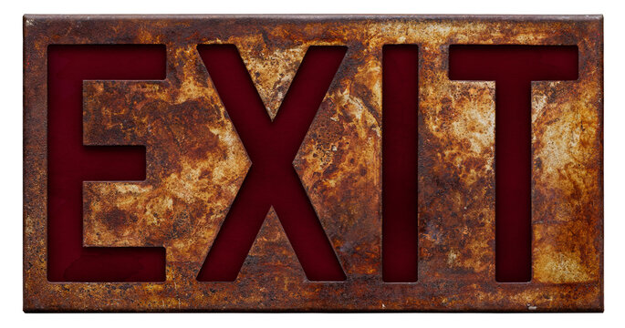 Old Exit Sign