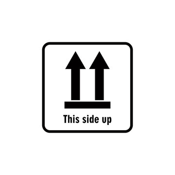 This Side Up Sign