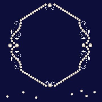 String Of Pearl Border