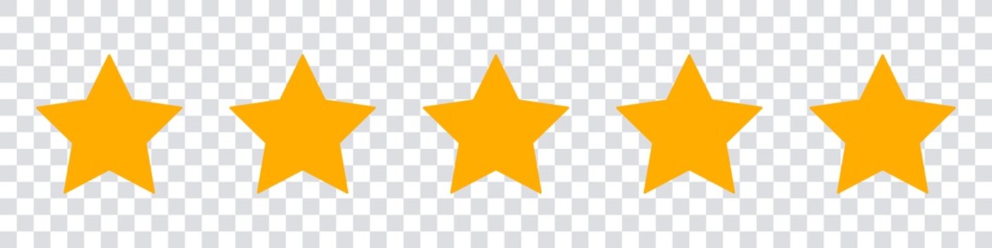 5 Stars Transparent Background Images – Browse 1,427 Stock Photos ...