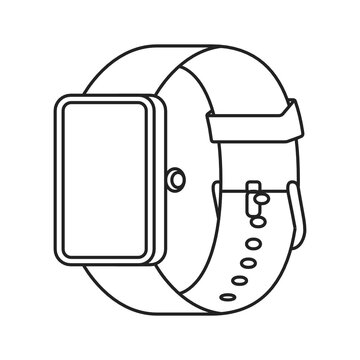 Watch Line Drawing