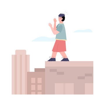 Fear Of Heights Cartoon