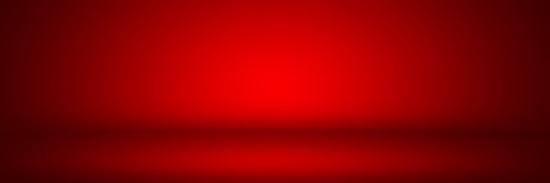Plain Red Wallpaper Border