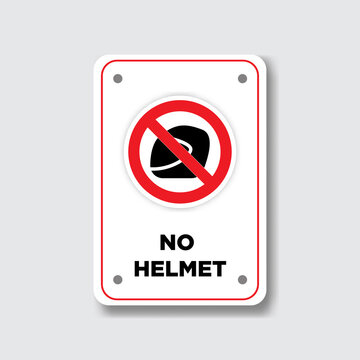 Safety Helmet Sign Board