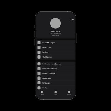 Edit Profile Screen Ui Images – Browse 148 Stock Photos, Vectors, and ...
