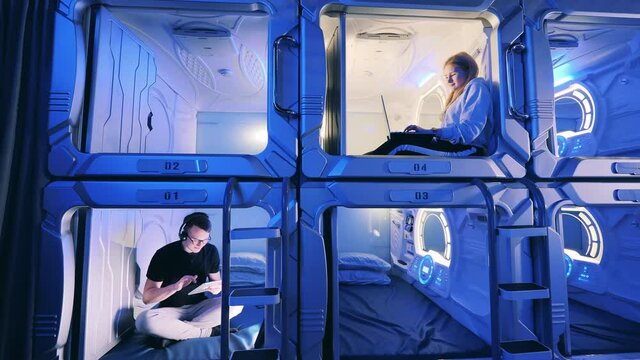 "Capsule Hotel" Images – Browse 833 Stock Photos, Vectors, and Video ...