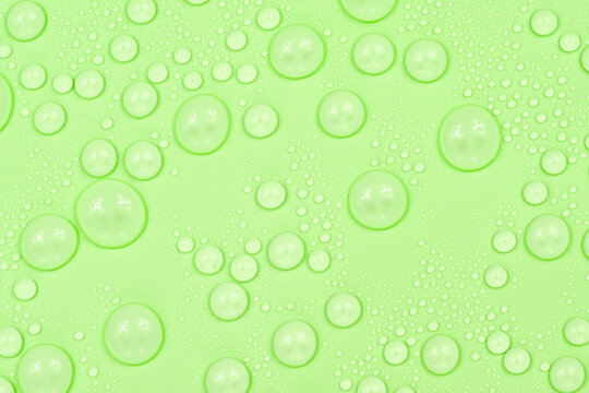 Green Water Bubble Background