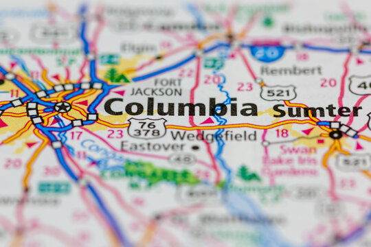 Columbia South Carolina Map Images – Browse 558 Stock Photos, Vectors ...
