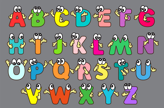 Cartoon Alphabet Letter Images – Browse 915,727 Stock Photos, Vectors ...
