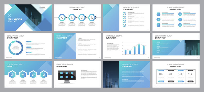 Powerpoint Presentation Blue Images – Browse 34,327 Stock Photos ...
