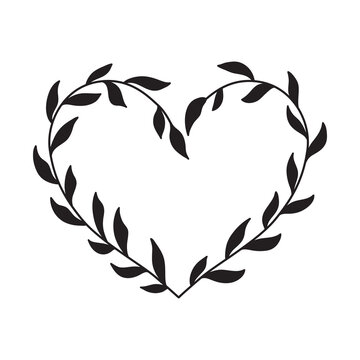 Rustic Heart Outline