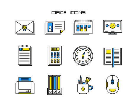 "Office Icons" Images – Browse 1,258 Stock Photos, Vectors, and Video ...