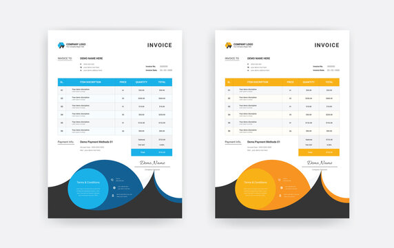 "Invoice Template" Bilder – Durchsuchen 3,073 Archivfotos ...