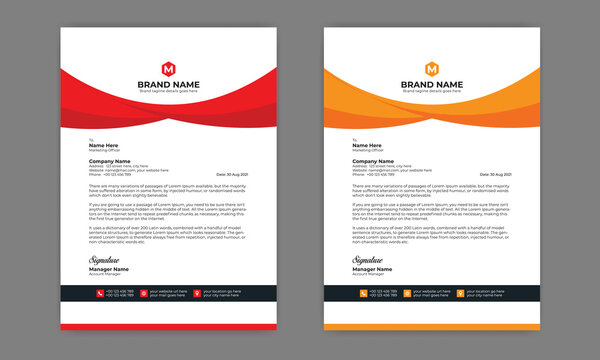 Company Profile Template Editable Red Images – Browse 289 Stock Photos ...